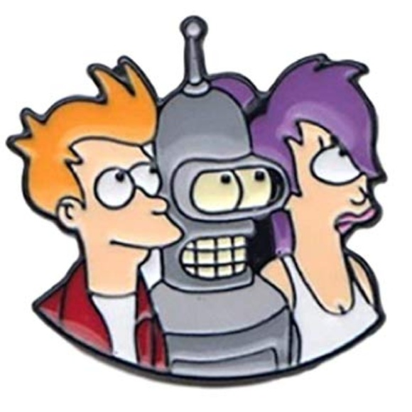 Jewelry | 52 Futurama Fry Bender Leela Enamel Pin | Poshmark